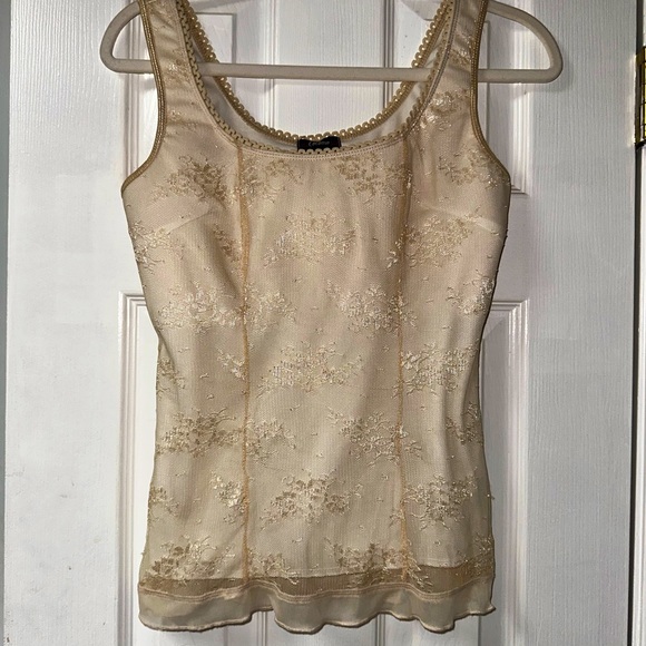 Tops | Vintage Nwot Corset Style Tank | Poshmark